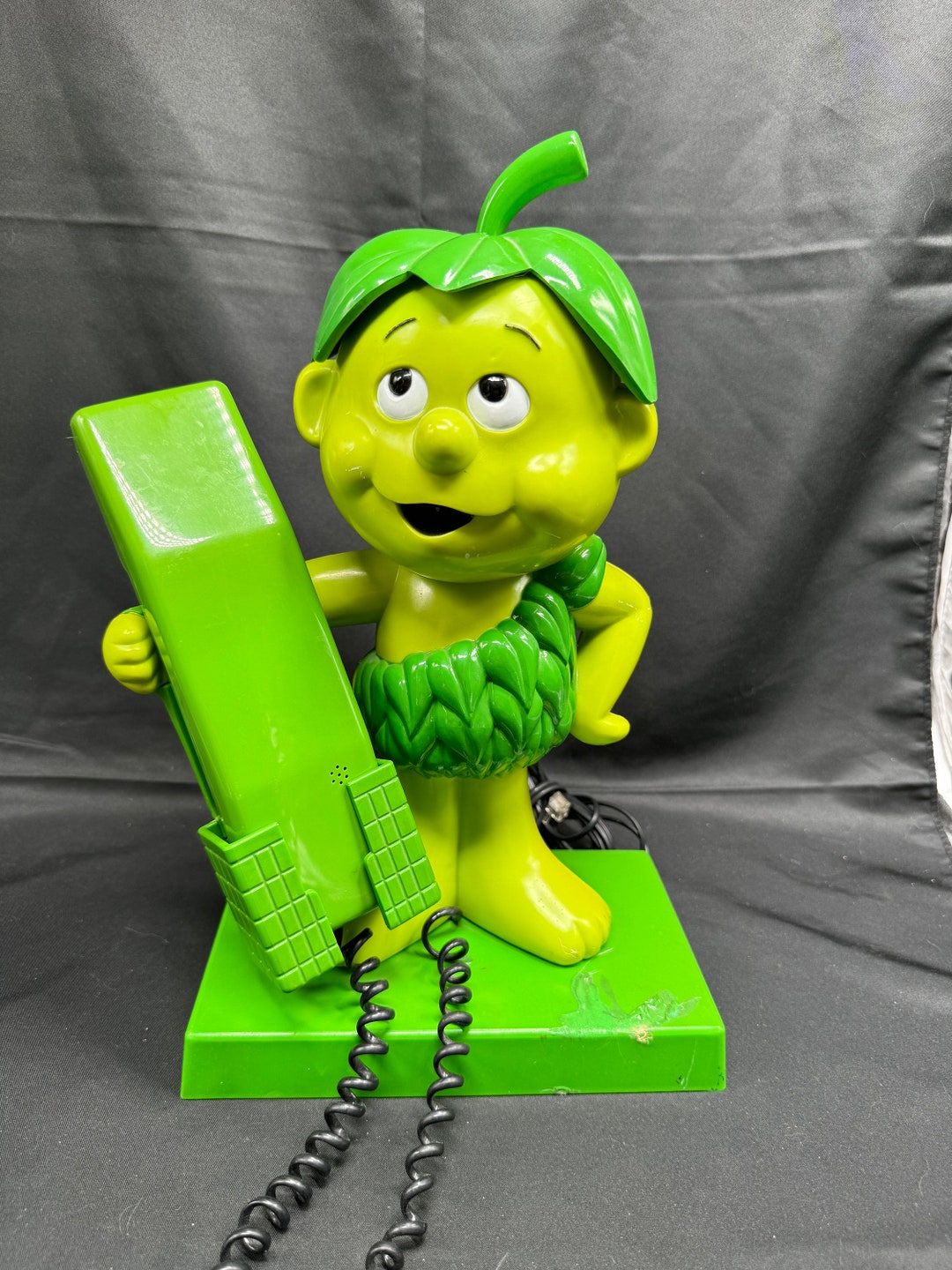 Vintage Pillsbury Little Sprout Telephone Phone 1984 Advertising Figure ...