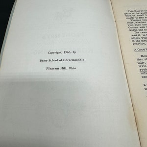 Vintage Prof. Beery's Illustrated Course in Horse Training Books 1 to 8 ...