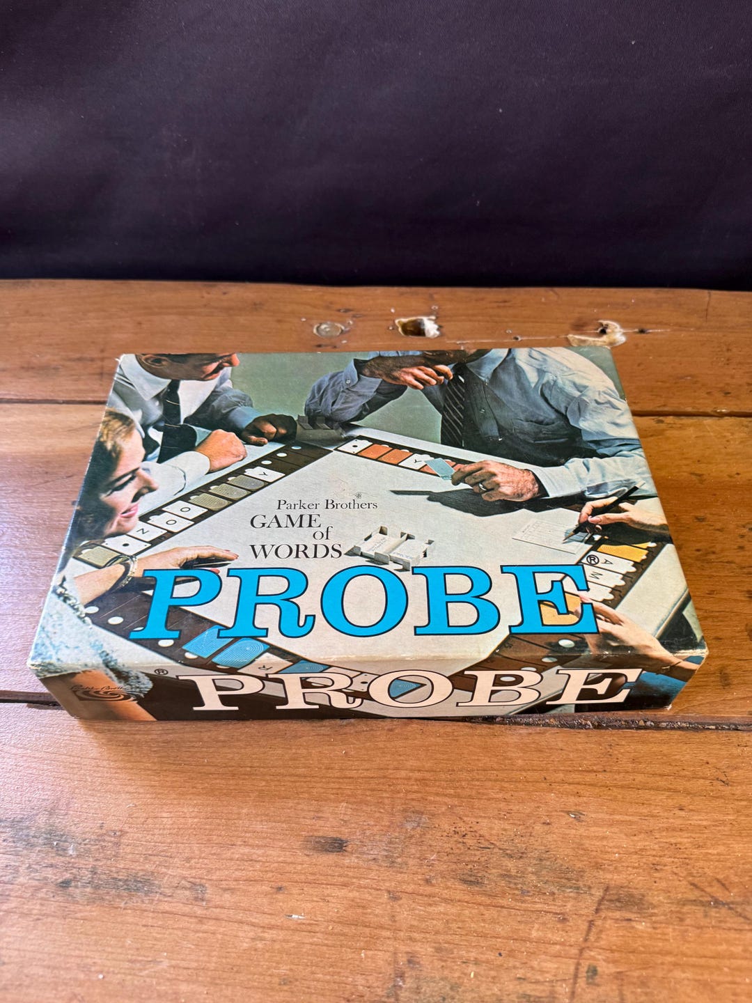 Probe Game of Words Board Game Retro Vintage Alphabet Strategy Game ...