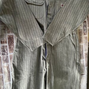 Vintage 1998 Big Mac Fisher Stripe Coveralls Size 42L NWT - Etsy
