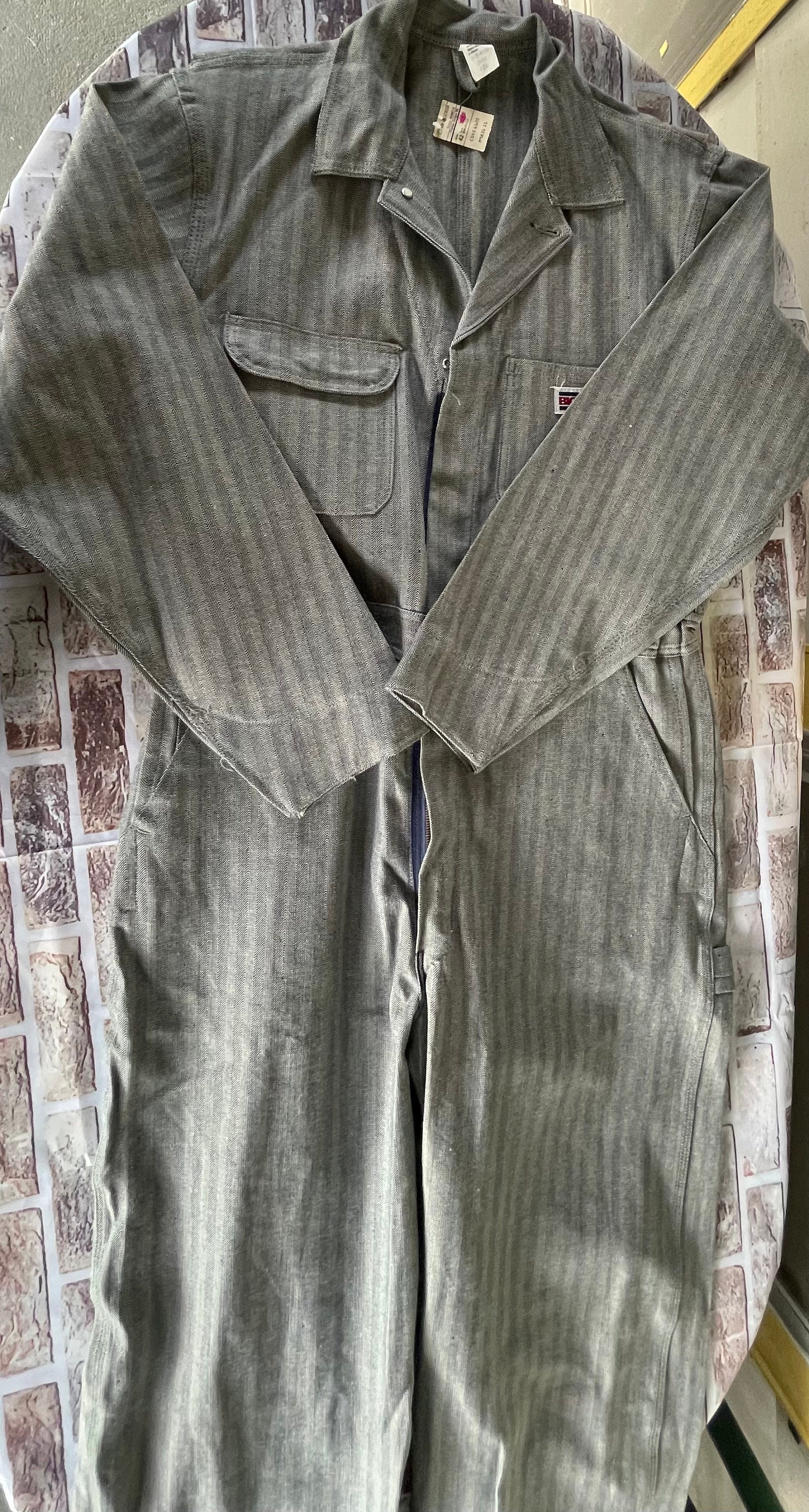 Vintage 1998 Big Mac Fisher Stripe Coveralls Size 42L NWT - Etsy