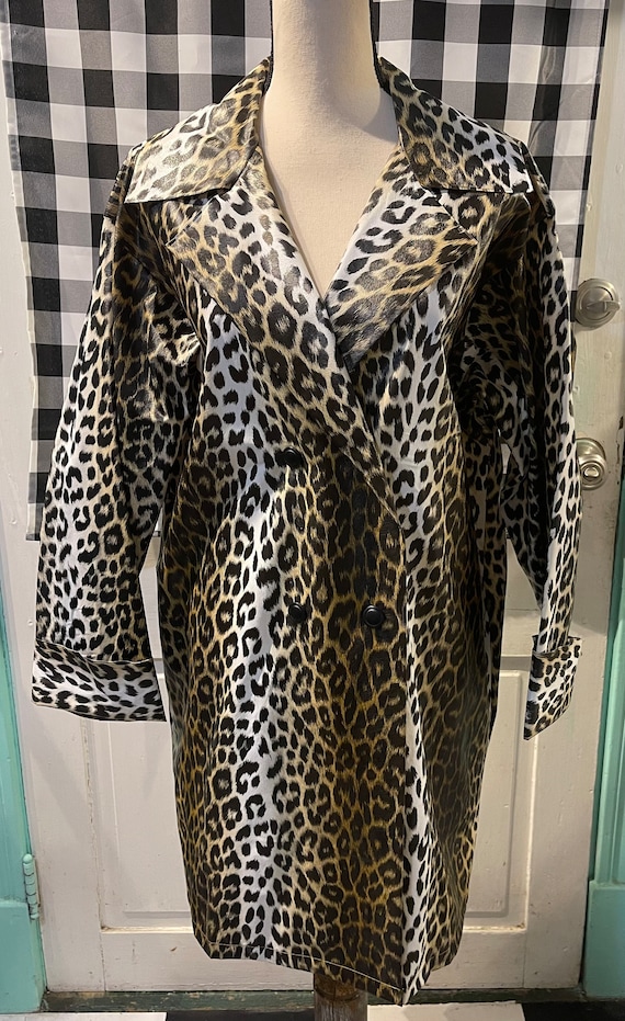 vintage rain coat vinyl - Gem
