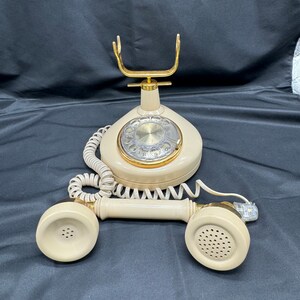 Vintage Western Electric French Princess Style Cream Gold Rotary ...