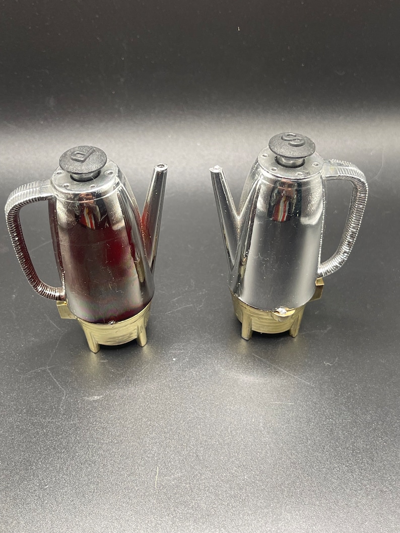 Vintage MCM 1950s Coffee Percolator Salt and Pepper Shakers - Etsy