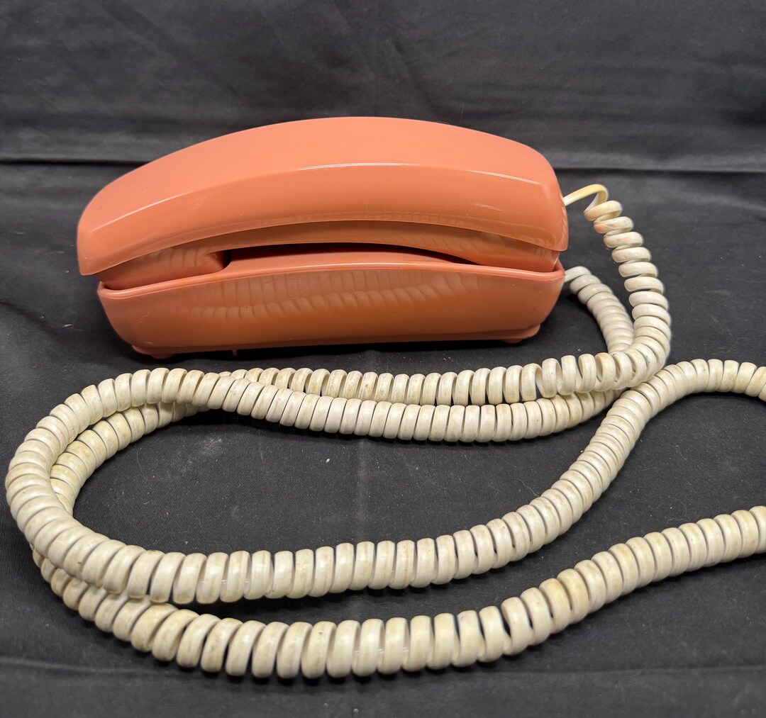 Vintage Rose Pink Trimline Push Button Telephone Works! - Etsy