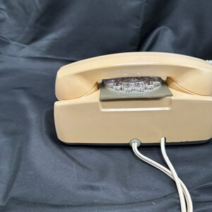 Vintage Beige Automatic Electric Monophone Rotary Telephone - Etsy