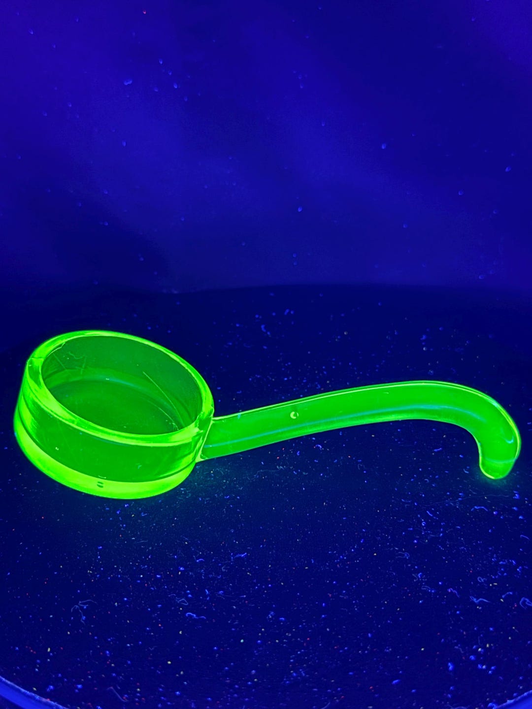 Vintage Green Uranium Glass Mayonnaise Spoon - Etsy