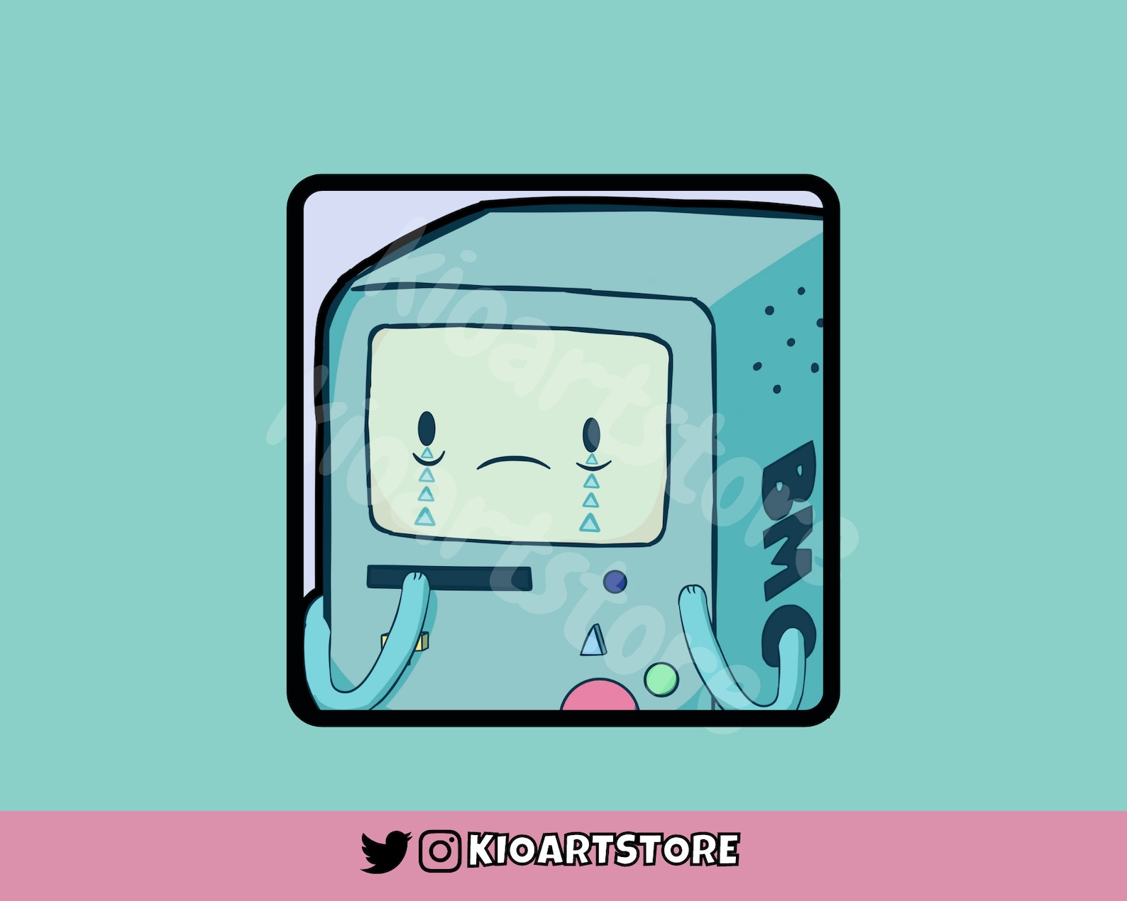 BMO Emotes Adventure Time Twitch Discord Youtube - Etsy