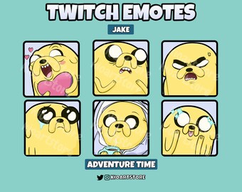 Jake Twitch Emotes - Etsy