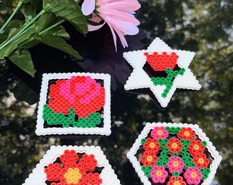 Perler Bead Coasters - Etsy