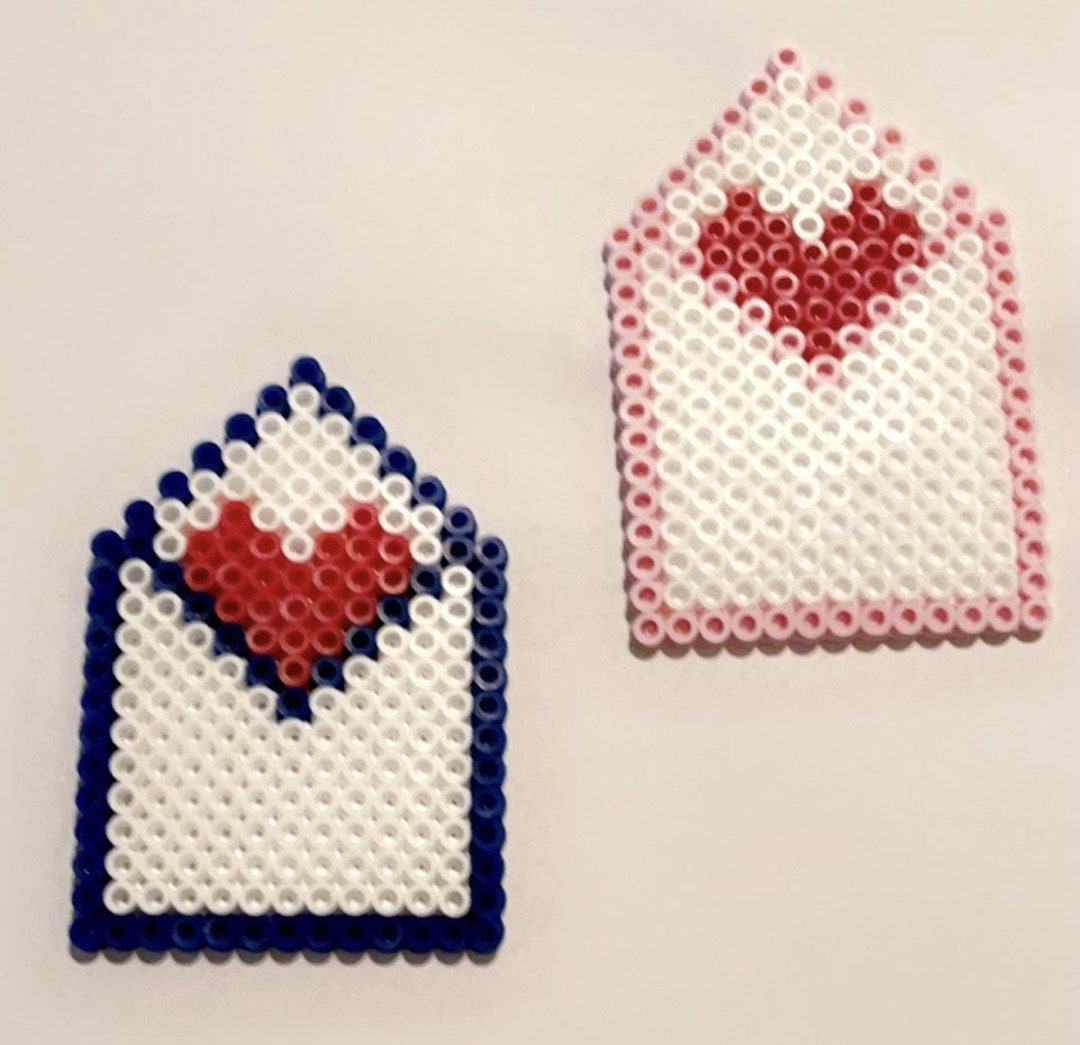 Love Letter Perler Bead set of 2 - Etsy Australia