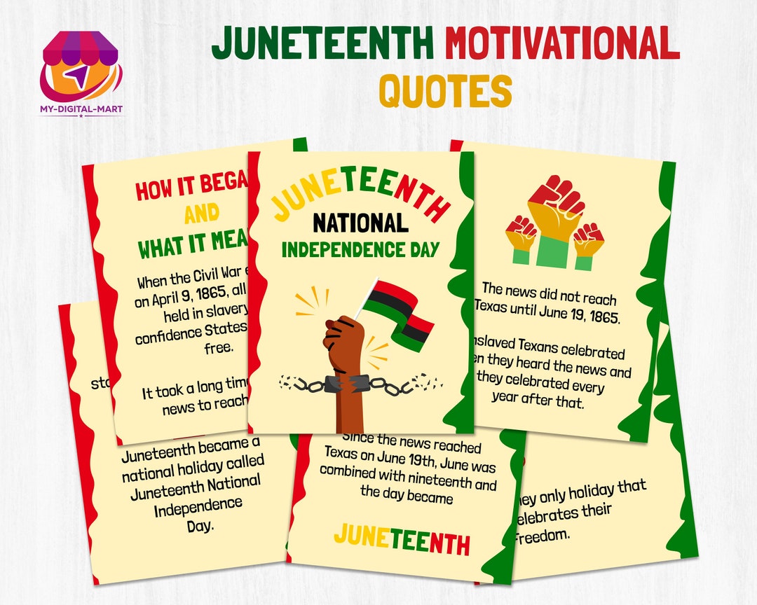 Juneteenth Printable Signs, Juneteenth Printable Posters, Juneteenth ...