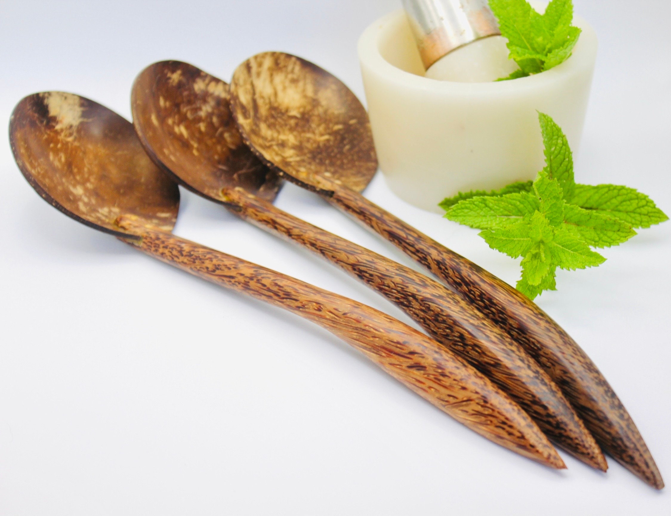 Handcrafted Wooded Spoon Set and Two Spatula - Etsy