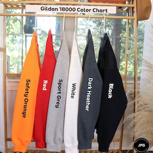 Gildan 18000 Color Chart Gildan 18000 Size Chart Gildan 18000 Video ...