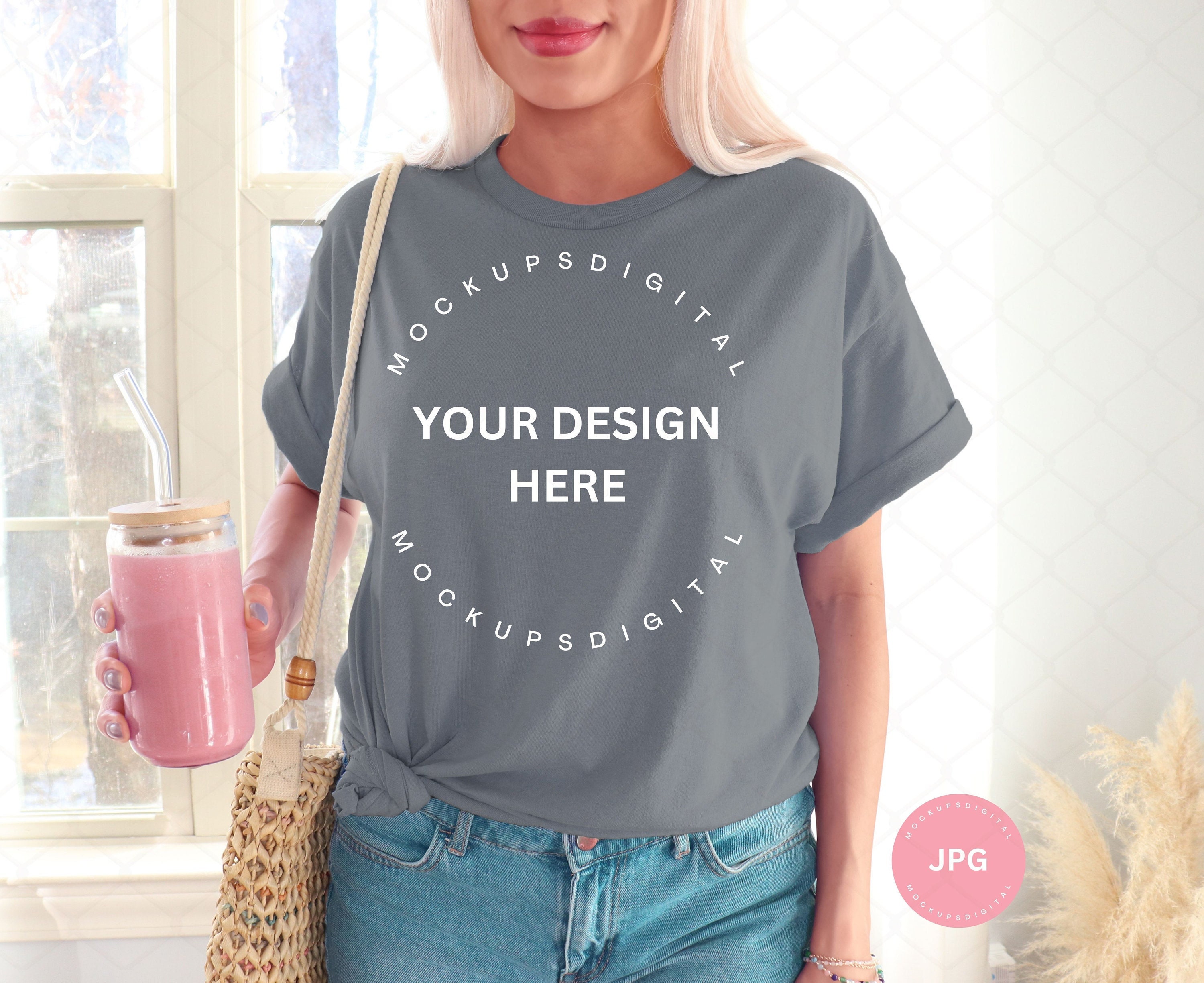 Gildan 5000 Mockup Charcoal Mockup Charcoal Gildan 5000 Mockup - Etsy