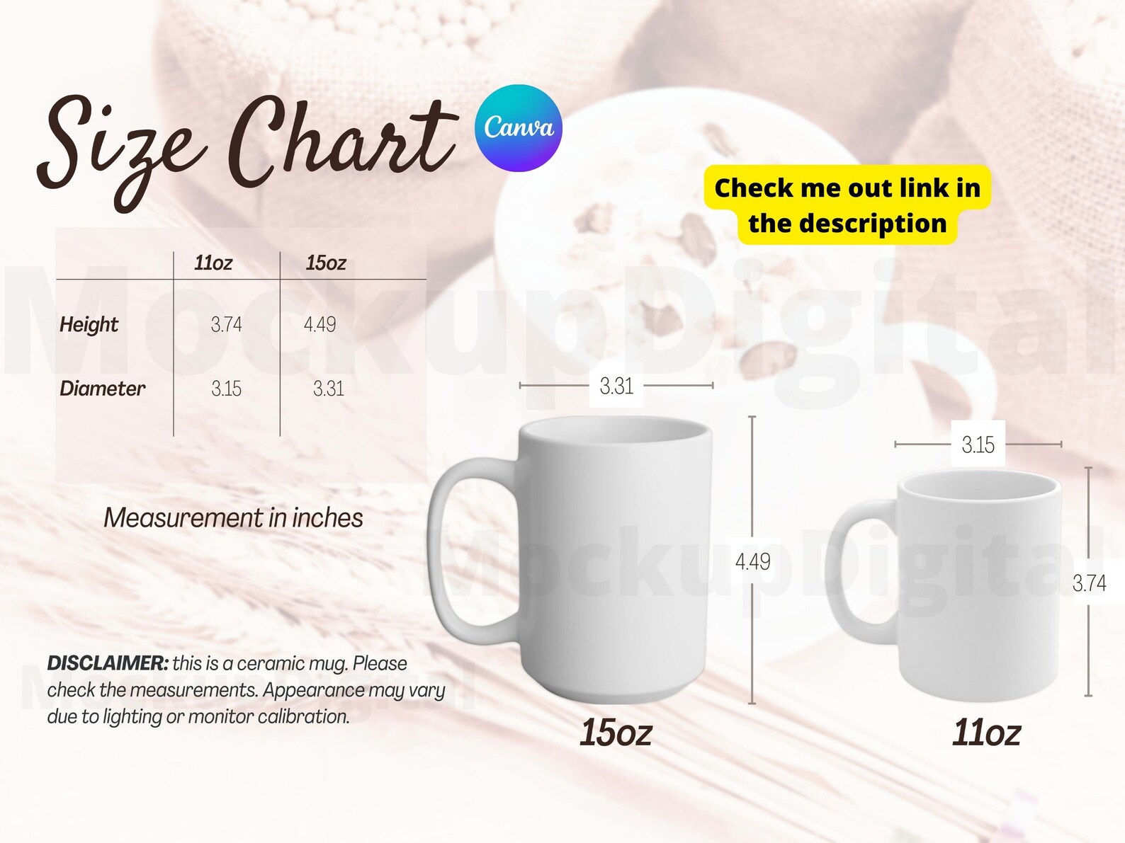 Pouch Bag Size Chart Bag Mockup-size Chart-bag Mockup-fall Mockup-tote ...