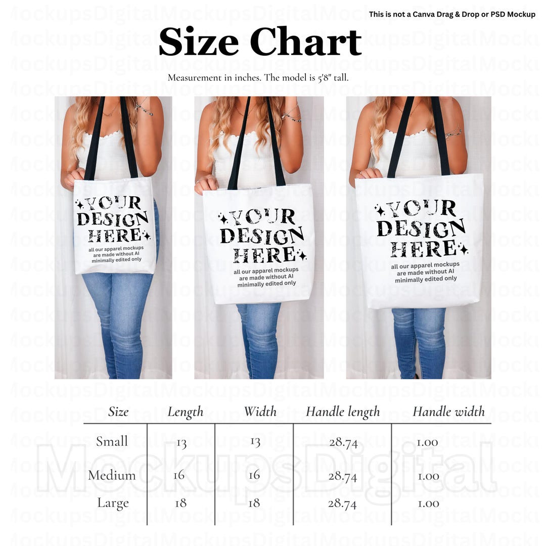 Aop Tote Bag Size Chart-aop Tote Bag Mockup-size Chart-all Over Print Tote Bag-tote Bag Size ...
