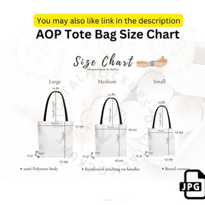 Pouch Bag Size Chart- Bag Mockup-size Chart-bag Mockup-fall Mockup-tote ...