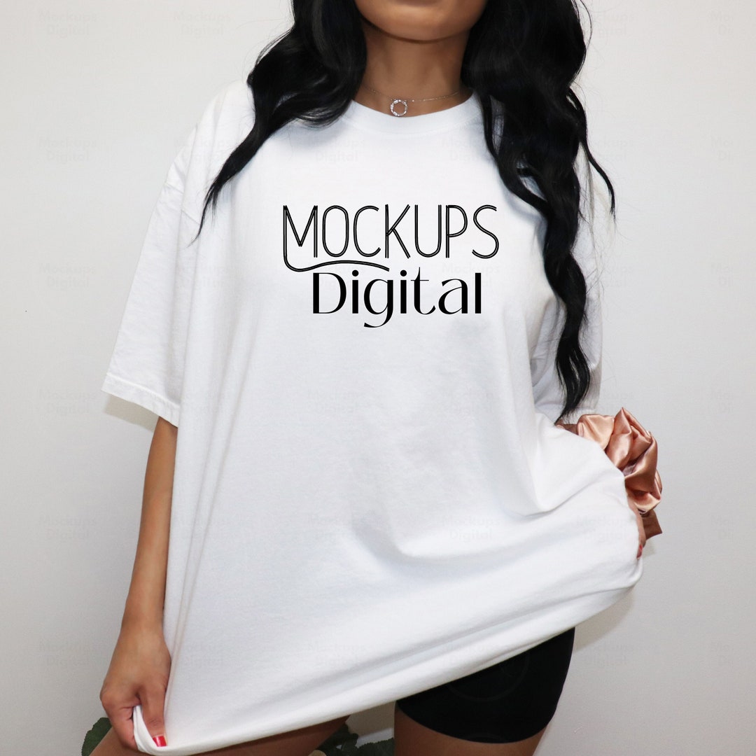 Comfort Colors 1717 Mockup, Comfort Colors Mockup White, Comfort Colors ...