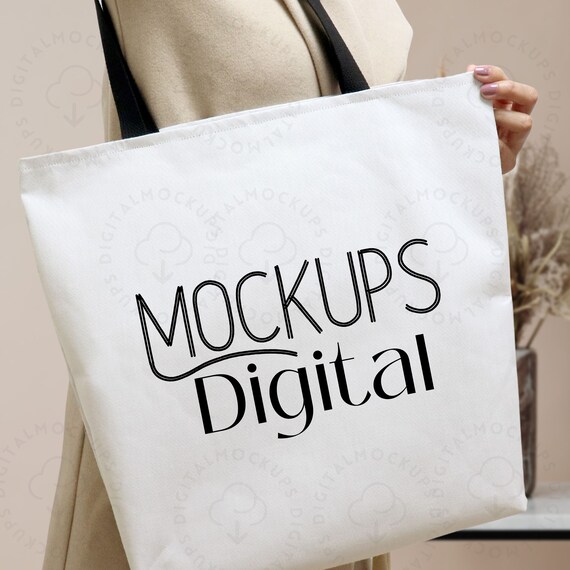 Aop Tote Bag Mockup Aop Tote Bag Mockup All Over Print Tote Etsy