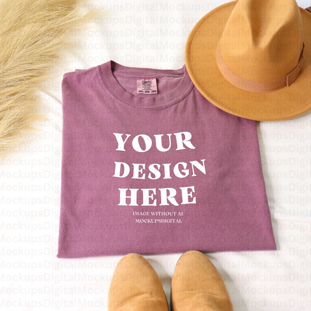 Berry Comfort Colors Mockup Berry Mockup Comfort Colors 1717 Berry ...