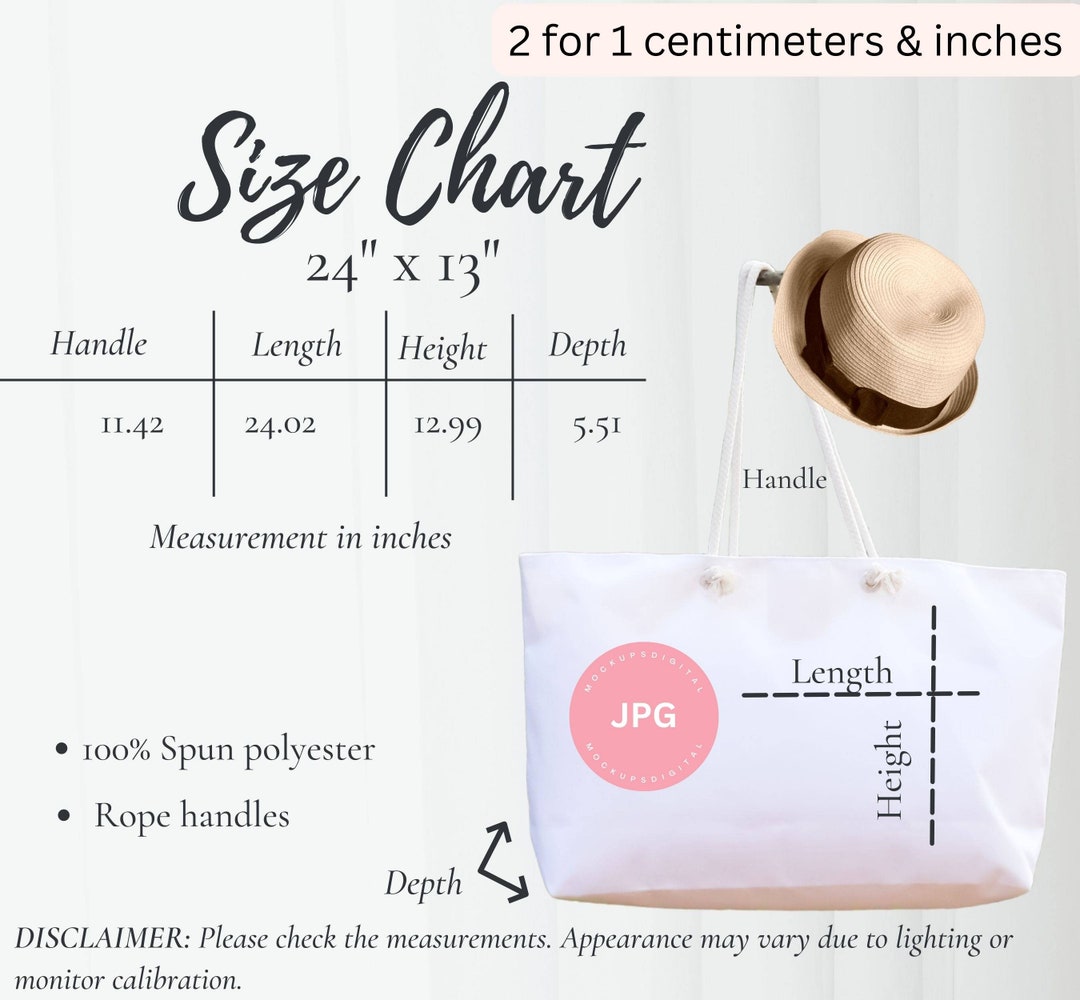 Weekender Bag Mockup-size Chart-bag Mockup-fall Mockup-tote Mockup- Stock Photo- Boho Mockup ...