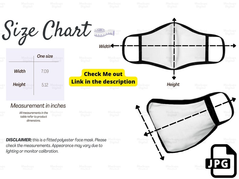 Pouch Bag Size Chart Bag Mockup-size Chart-bag Mockup-fall - Etsy