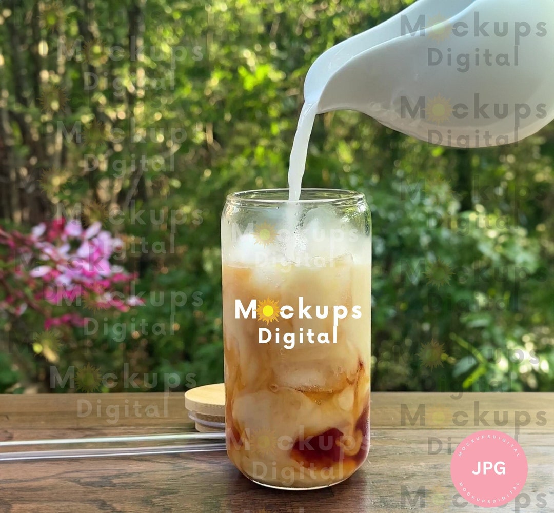 16 Oz Glass Can Mock up Beer Mockup Beer Can Glass Mockup Glass Mock up ...