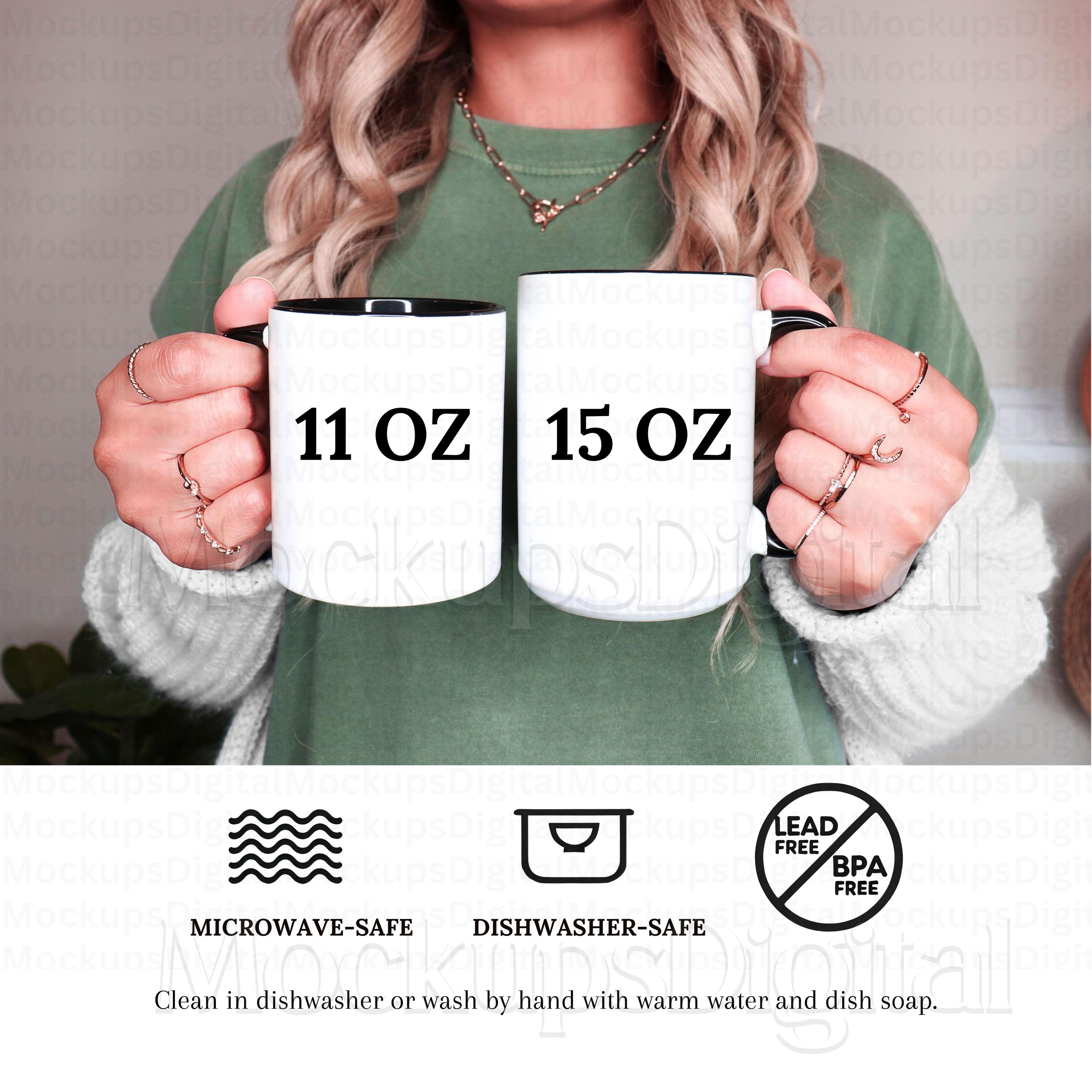 Accent Mug Size Chart Ceramic Mug Size Chart 11oz Mug Size Chart 15oz ...