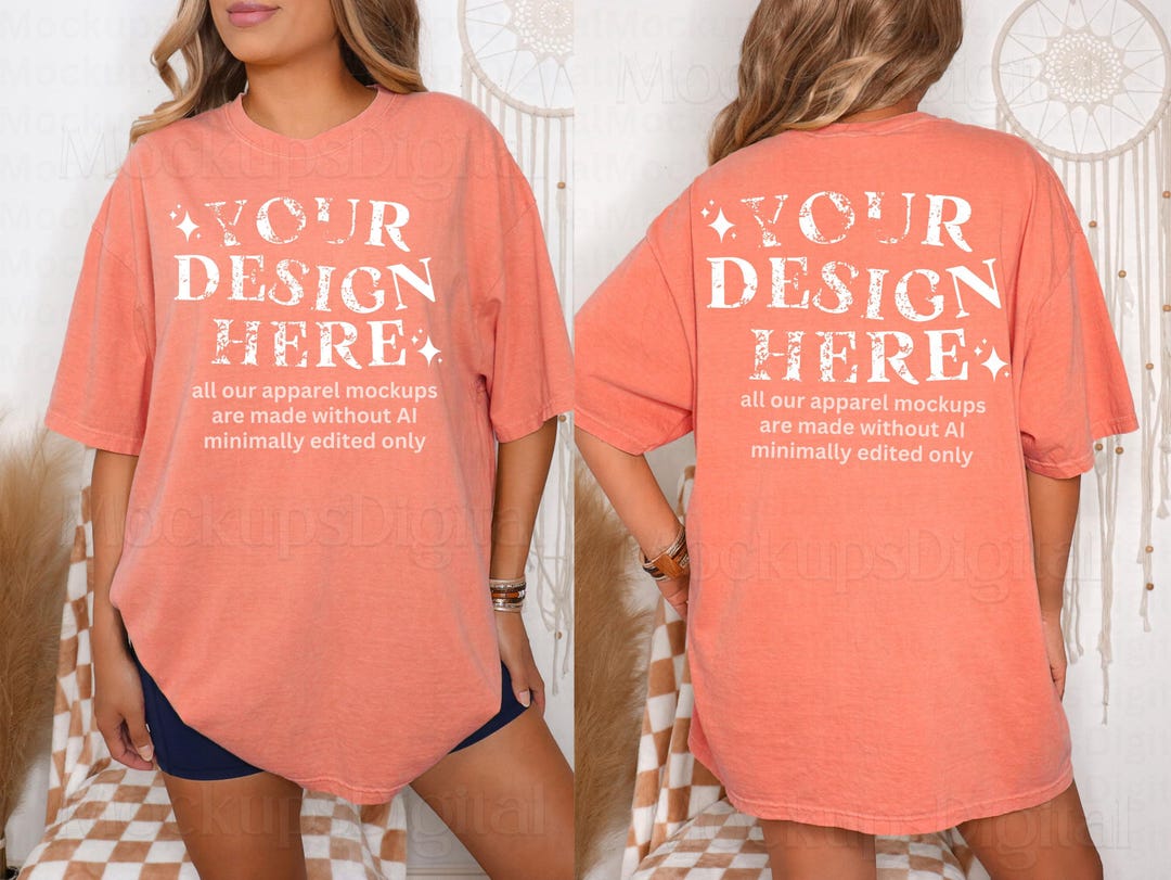 Terracotta Comfort Colors 1717 Mockup 1717 Terracotta Mockup 1717 Shirt ...