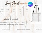 Aop Tote Bag Size Chart-aop Tote Bag Mockup-size Chart-all - Etsy