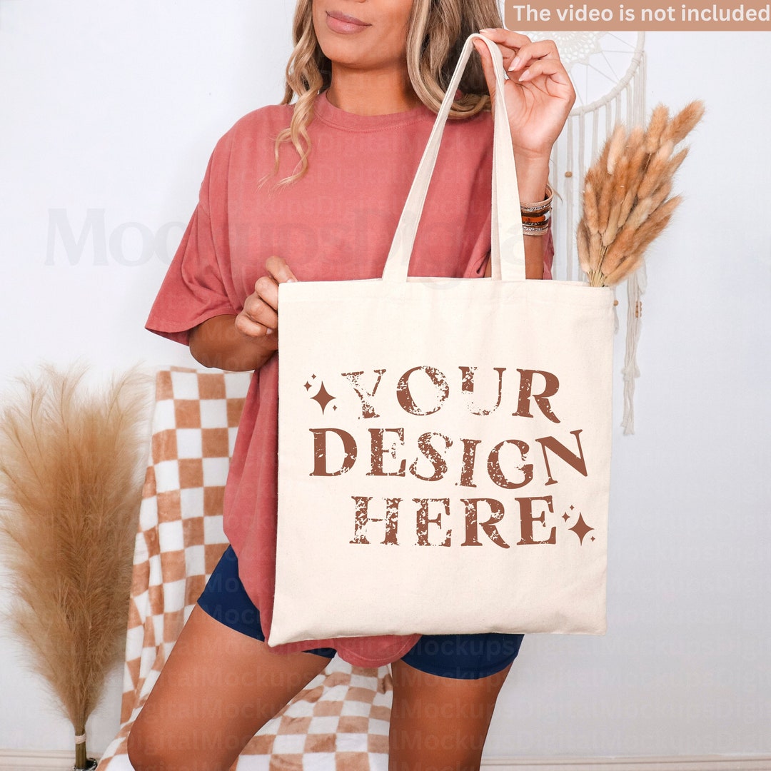 Liberty Bag OAD113 Tote Bag Mockup Liberty Tote Mag Mockup Natural Tote ...