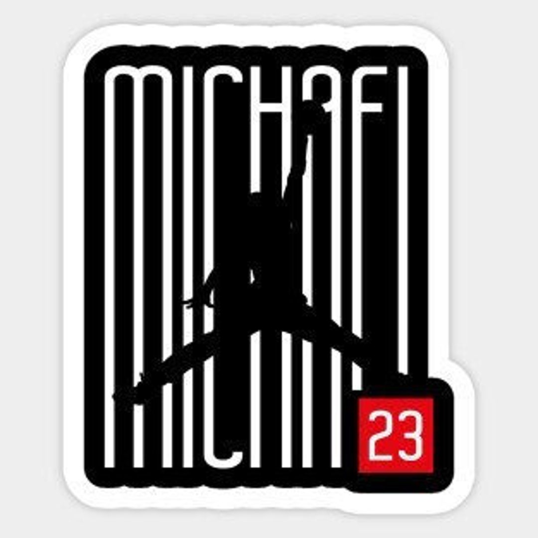 Michael Jordan ICON 23 Basketball Vending Sticker Card - Etsy