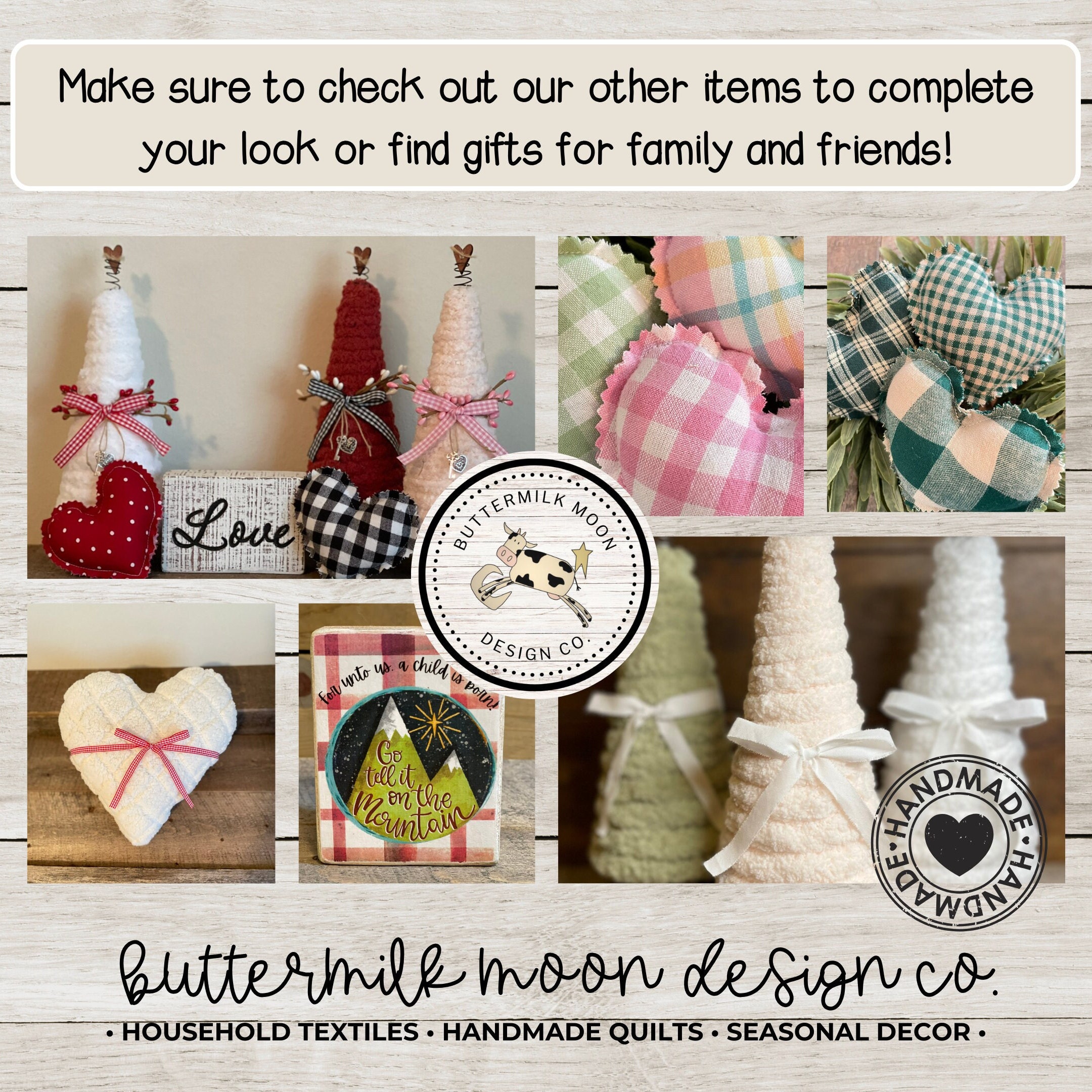 Wooden Nativity Set in a Folk Art Style, Hand Painted Manger Scene ...