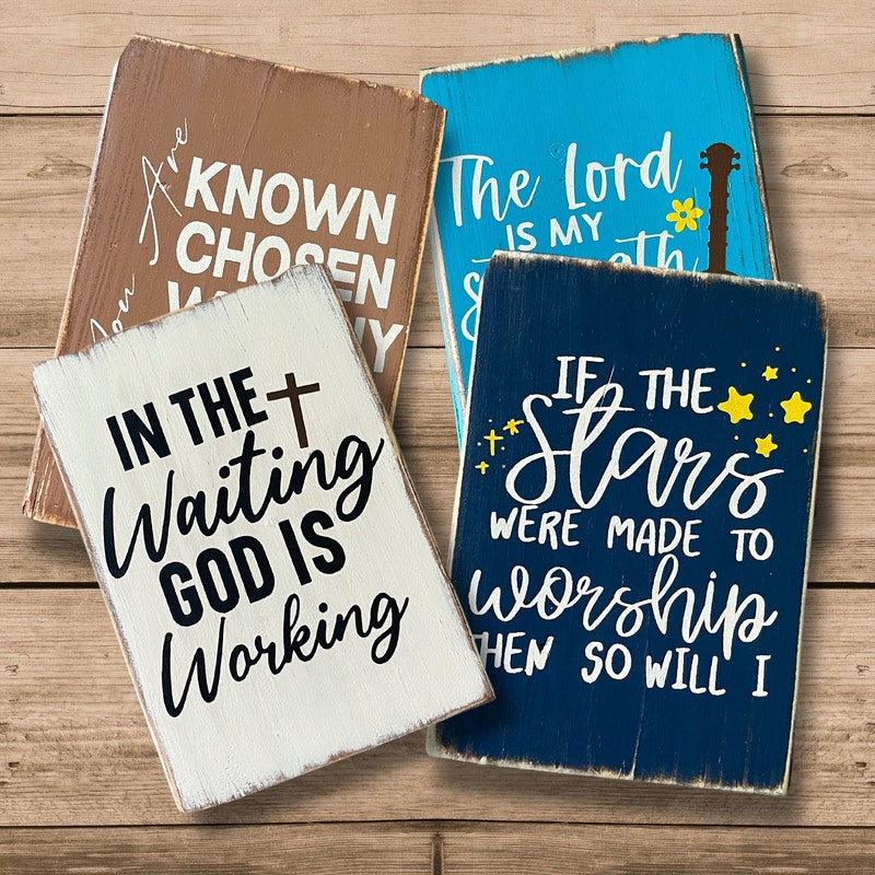 Wood Block Sayings - Etsy