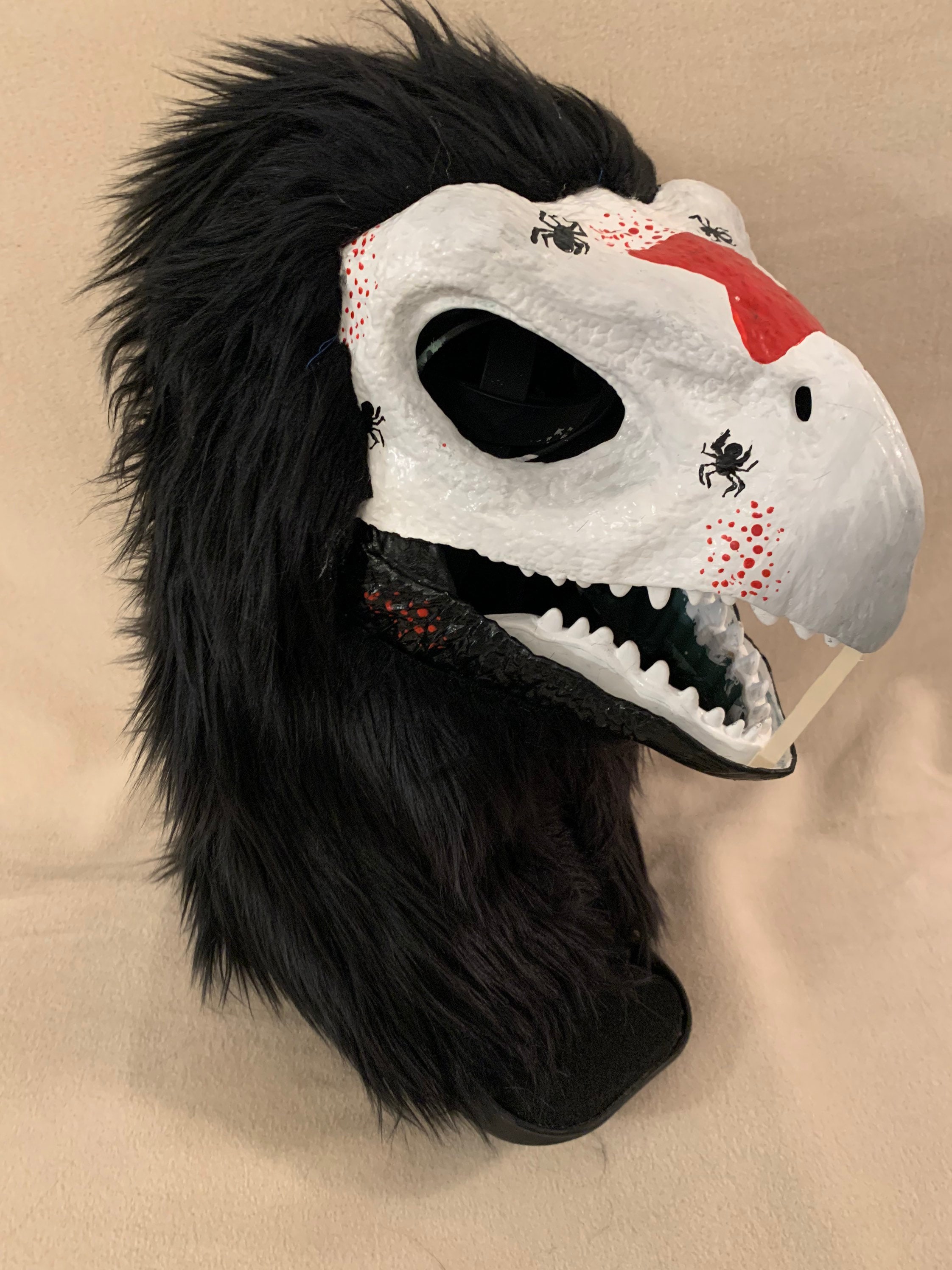 Dino Mask Pre-made ~ Read Description Before Purchasing! - Etsy
