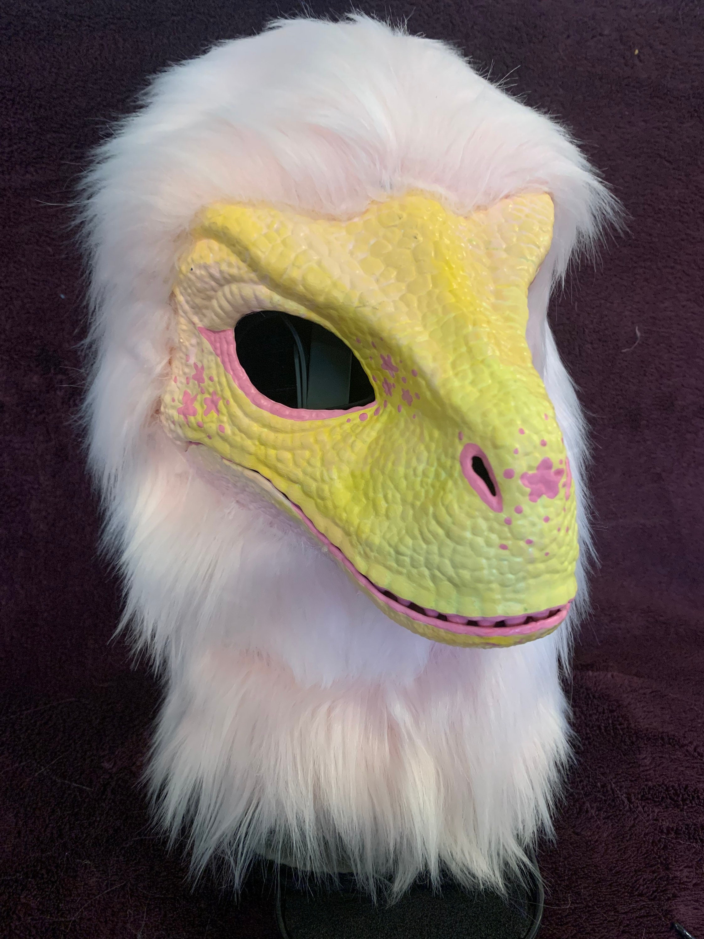 Dino Mask Pre-made THROUGHLY Read Description Before - Etsy