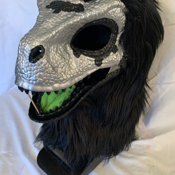 Dino Mask Premade - Etsy