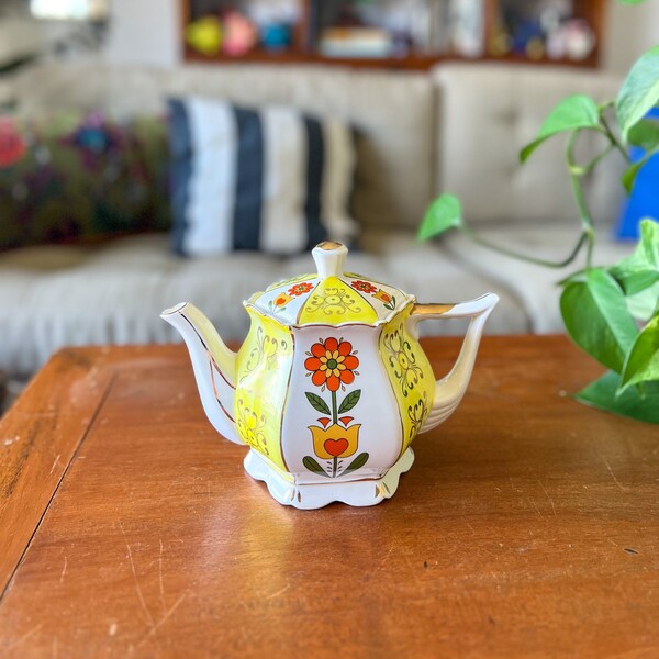 Yellow Teapot - Etsy