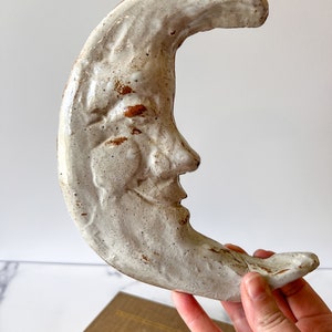 Vintage Hand Made Pottery Crescent Moon Wall Hanging, Free Shipping - Etsy