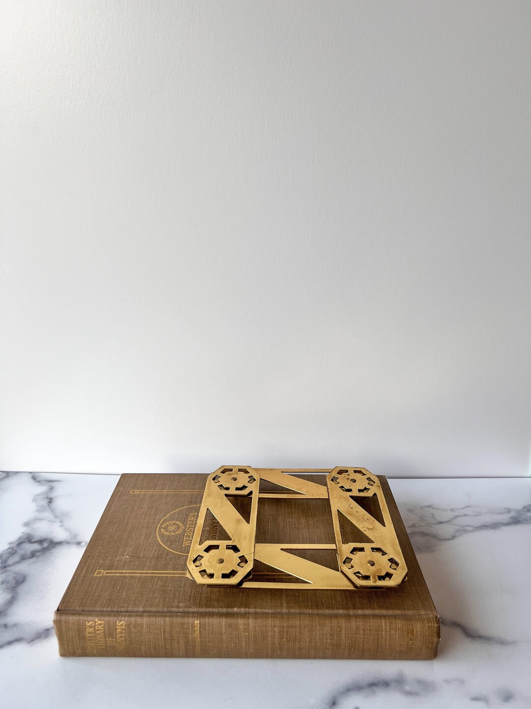 Industrial Era 1930's Brass Trivet, Box Wrench Articulated Folding ...