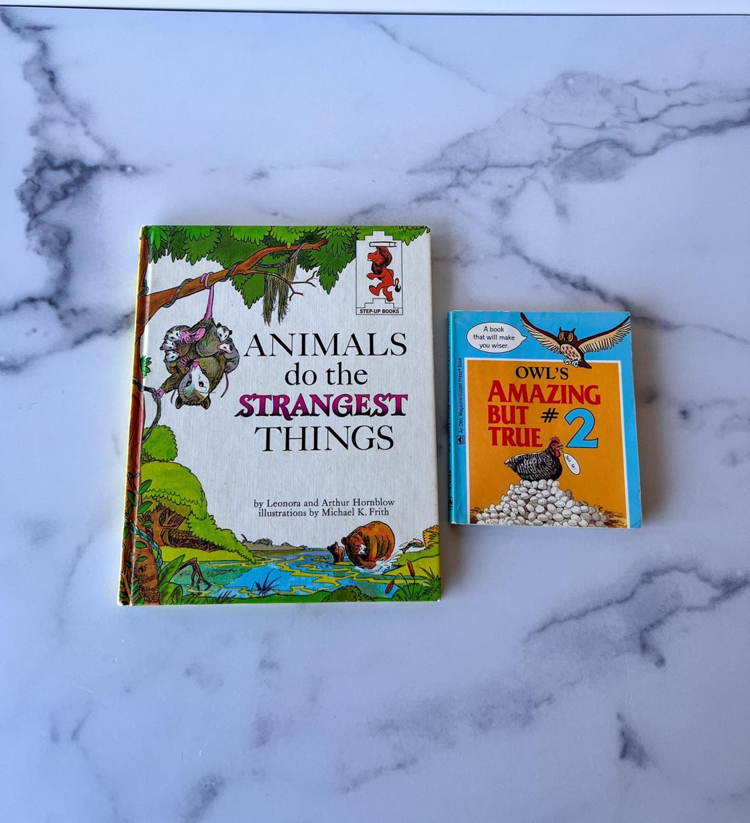 Vintage Kids Animal Nonfiction Books, 1960s & 1980s Pair - Etsy