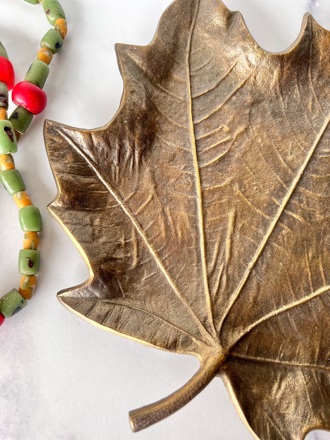 Large Vintage Metal Maple Leaf Tray, Cast Aluminum, Free Shipping. - Etsy