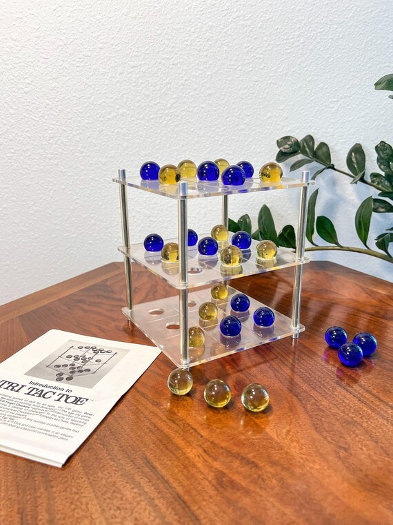 RARE Vintage Tri Tac Toe 3D Game. Reiss Games 1974 - Etsy