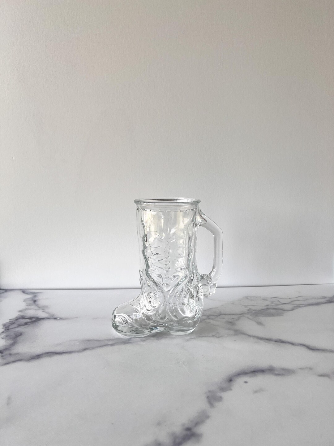 Big Glass Cowboy Boot Mug, Free Shipping - Etsy
