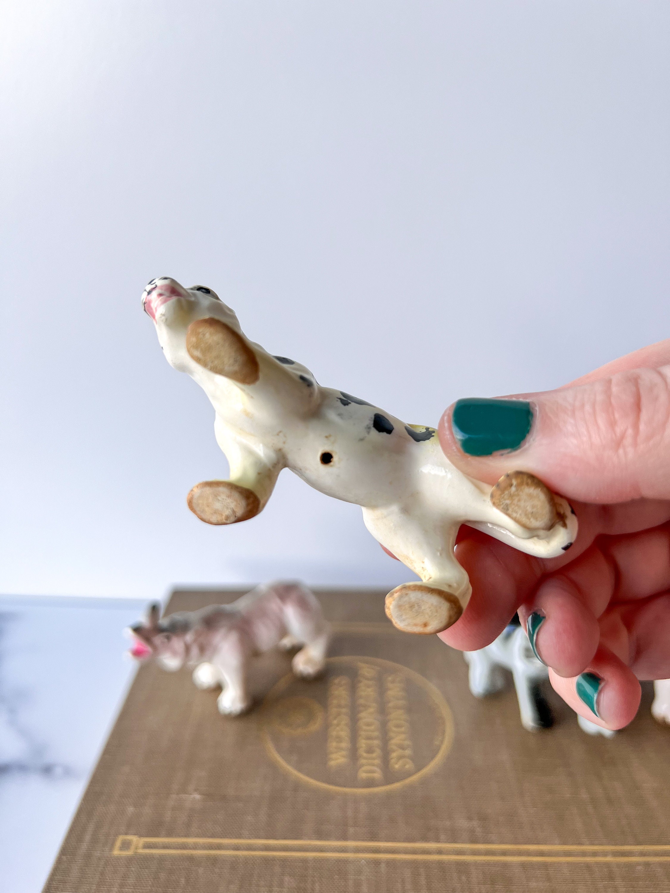 Set of Four Bisque and Ceramic African Animal Figurines - Etsy