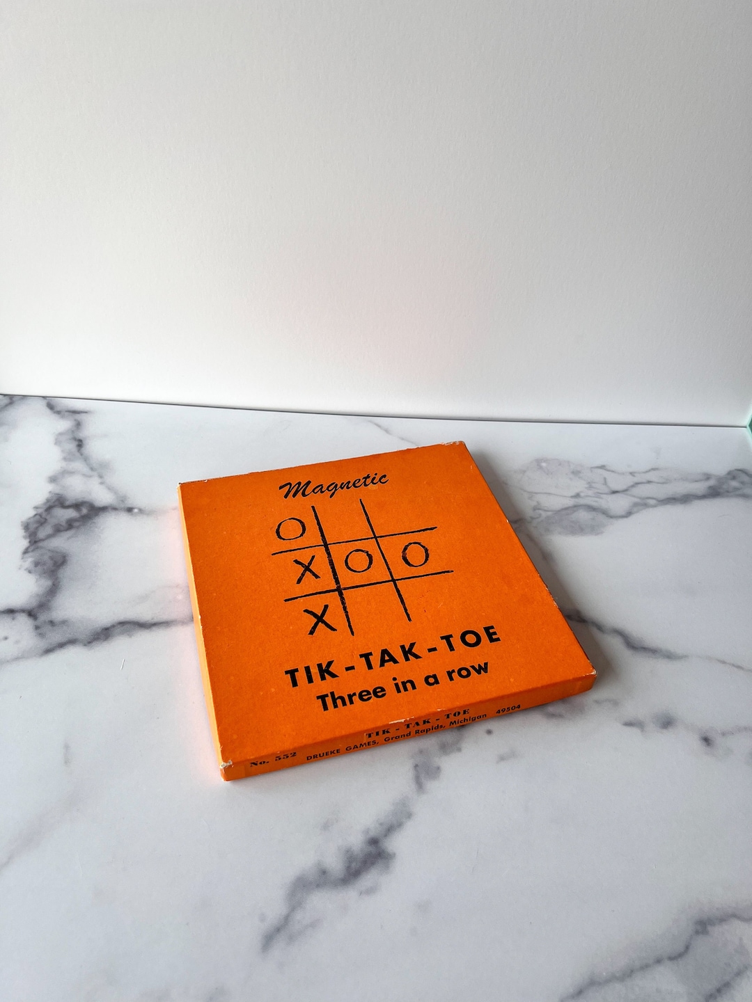 Vintage Magnetic Travel Tic Tac Toe Game Tik Tak Toe Drueke Games Grand Rapid Michigan Free