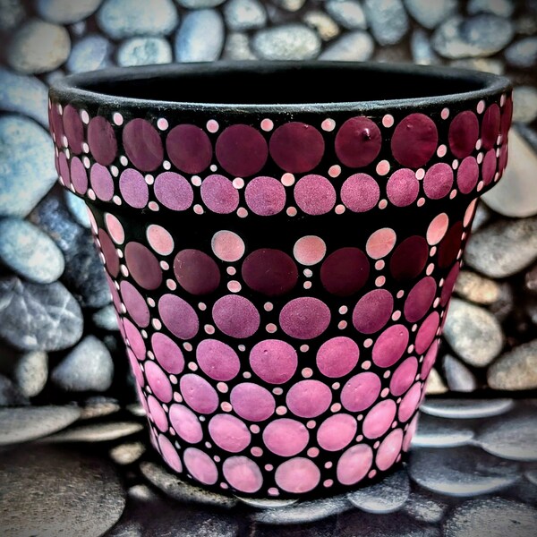 Dot Mandala Pot - Etsy
