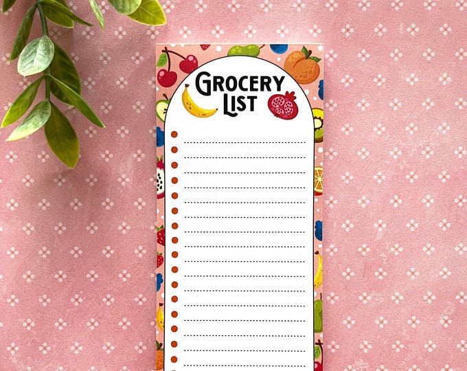 3 X 8 Magnetic Grocery List - Etsy