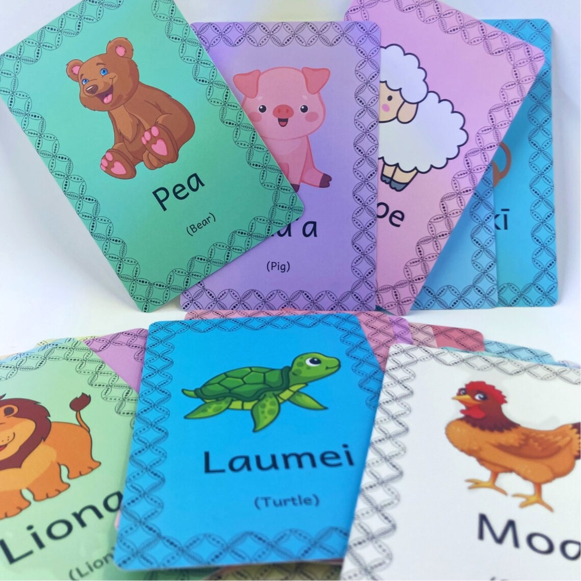 Samoan Animal Flashcards - Etsy